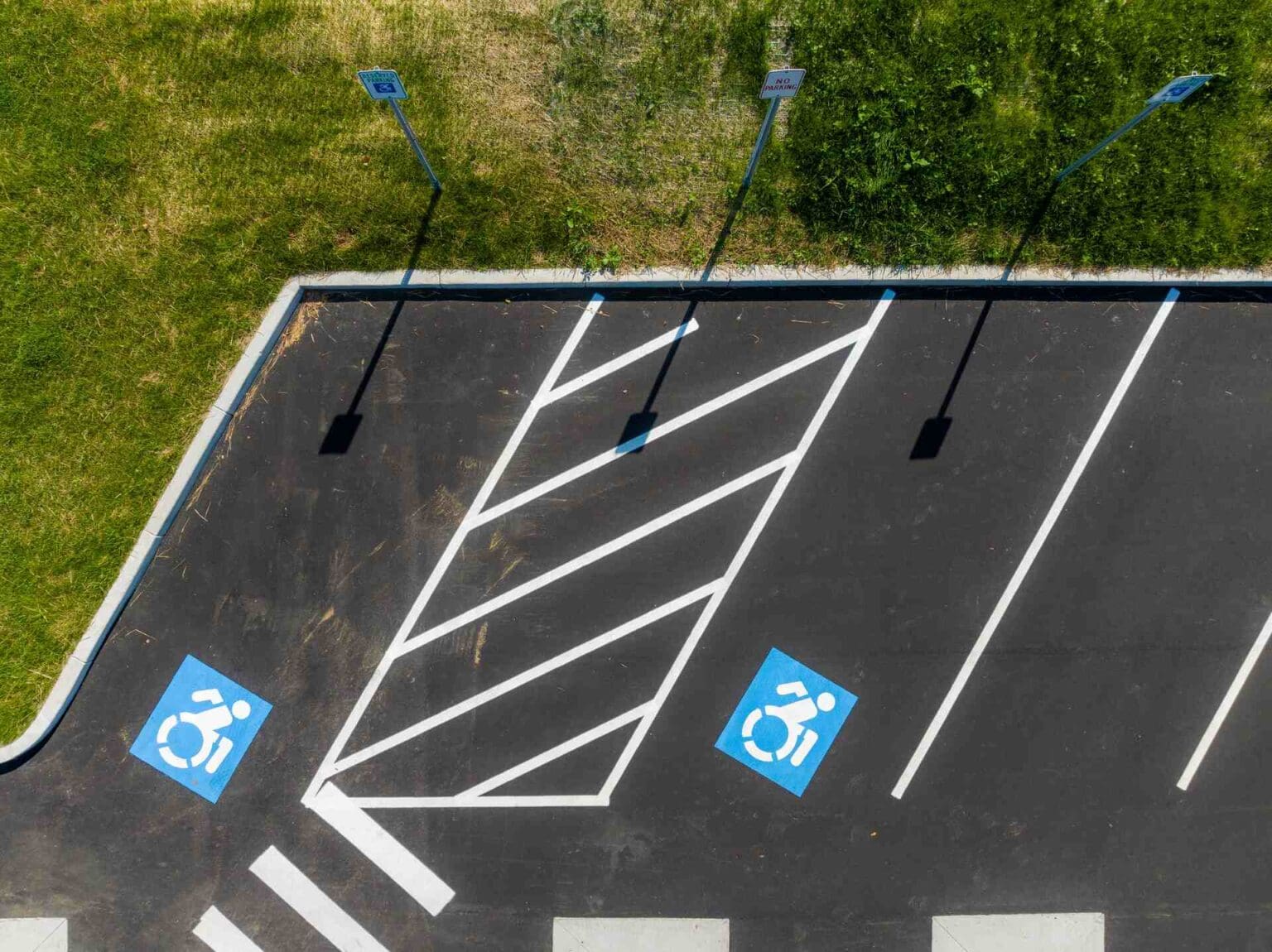 Compliant ADA Parking Lot Requirements | Landmark Paving